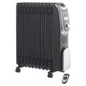 Handson oliegevulde radiator zwart 2300 watt met 11 elementen | Karwei