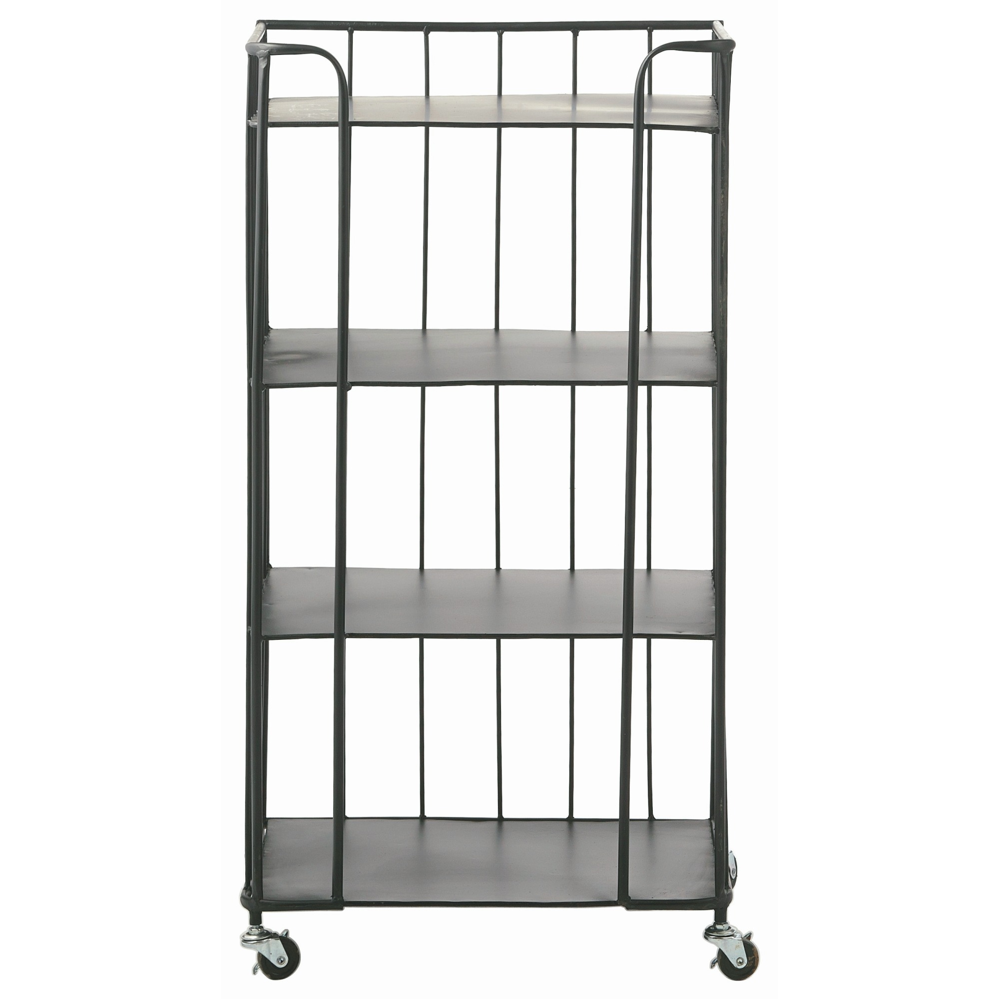 Trolley ijzer zwart 47 x37 x 90cm | Opbergkasten & wandrekken ...