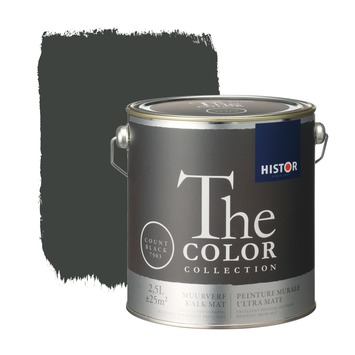 Histor The Color Collection muurverf count black 2,5 liter kopen? | Karwei