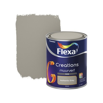 Flexa Creations muurverf authentic grey krijt 1 liter kopen? flexa ...
