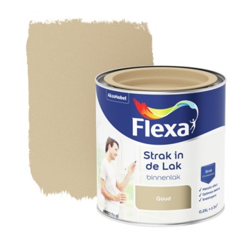 Flexa Strak in de Lak zijdeglans goud 250 ml kopen? flexa-strak-in-de ...