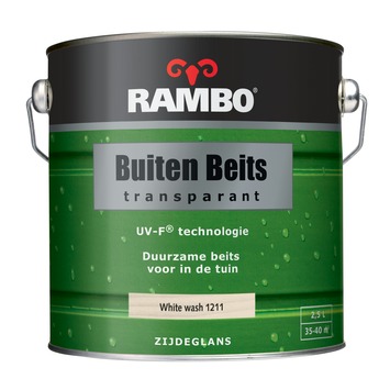 Rambo buitenbeits white wash transparant 2,5 l | Karwei