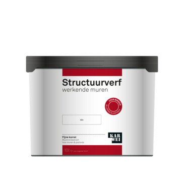 KARWEI structuurverf werkende muren wit 10 liter kopen? structuurverf ...