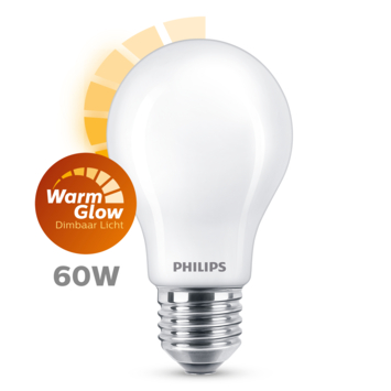 Philips LED peer E27 60W mat warmglow dimbaar kopen? alle-lampen | Karwei