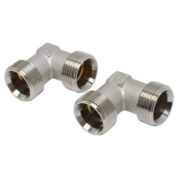 KARWEI Multi-Fit knie (buitendraad x buitendraad) 3/4" x 3/4" 2 stuks | Karwei