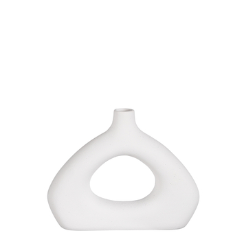 Single flower vaas off white - l23xb5,5xh18cm | Karwei