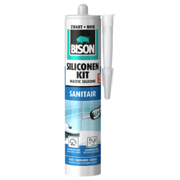 Bison siliconenkit sanitair zwart koker 300 ml kopen? kitten | Karwei