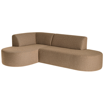 KARWEI Hoekbank Sam rond Latte Links kopen? hoekbanken | Karwei