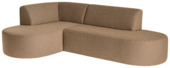 KARWEI Hoekbank Sam rond Latte rechts | Karwei