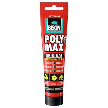 Bison poly max express hangtube wit 165 g kopen? montagelijm | Karwei