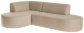 KARWEI Hoekbank Sam rond Latte rechts | Karwei