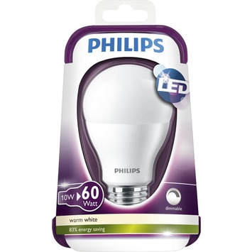 Philips Ledlamp peer E27 60W (Dimbaar) | Karwei
