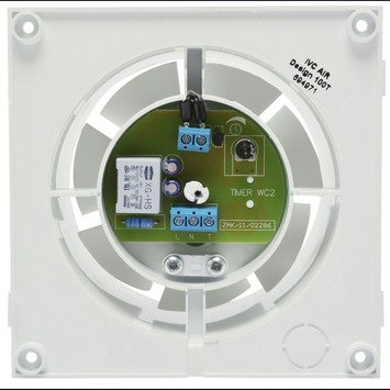 IVC Air Design inbouwventilator met timer aluminium 100 mm kopen ...