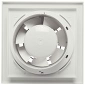 IVC Air Design inbouwventilator met timer en vochtsensor wit 100 mm ...