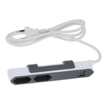 Allocacoc PowerBar Stekkerdoos 2-voudig 1,5 m + USB-poort kopen? | Karwei